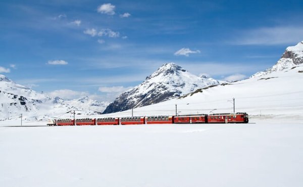 The Bernina Red Train: a True Breathtaking Alpine Experience